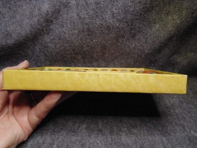 Akro Agate Glass Master Made Marble Box with Marble Bag and Marbles ...