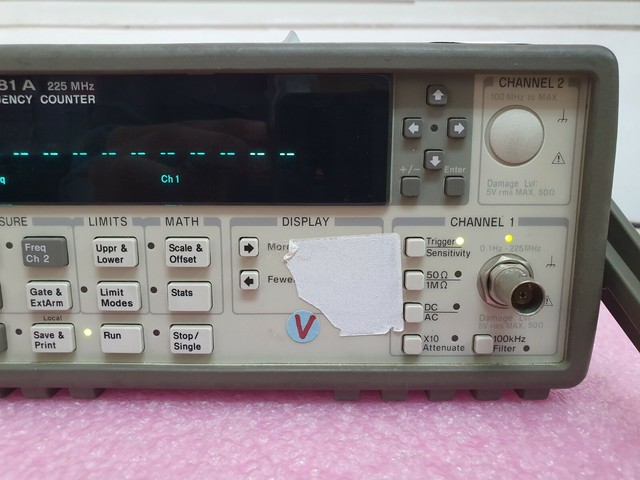 HP Agilent 53181A 225 MHz 10D/Sec RF Counter for sale online | eBay