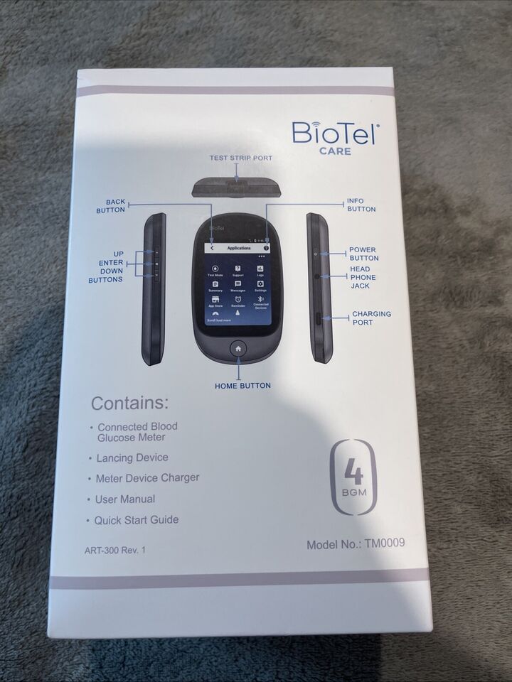 NEW SEALED BioTel Care Connected Blood Glucose Monitoring System | eBay