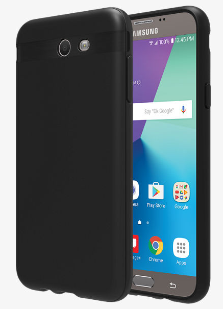 Verizon Matte Silicone Case for Samsung Galaxy J7/J7V - Black | eBay