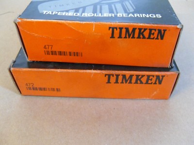 TIMKEN TAPERED ROLLER BEARING 477/472 CUP AND CONE SET | eBay