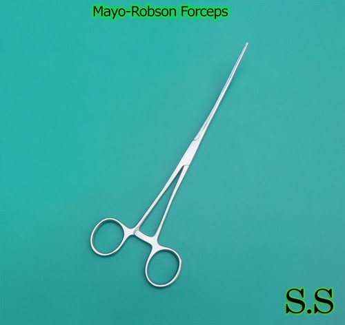 MAYO-ROBSON Forceps 8.25" Longitudinal Serration Curved | eBay