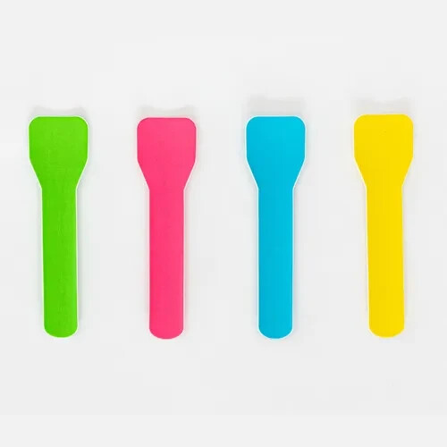 Paper Multi Coloured Small Teaspoons - ICE Cream - Dessert Spoons | eBay