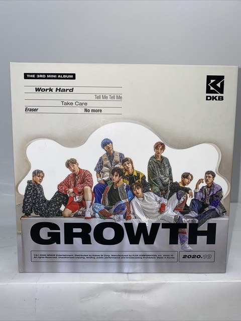 Growth (incl. 64pg Booklet, Postcard, Photocard + Sticker) by Dkb (CD ...