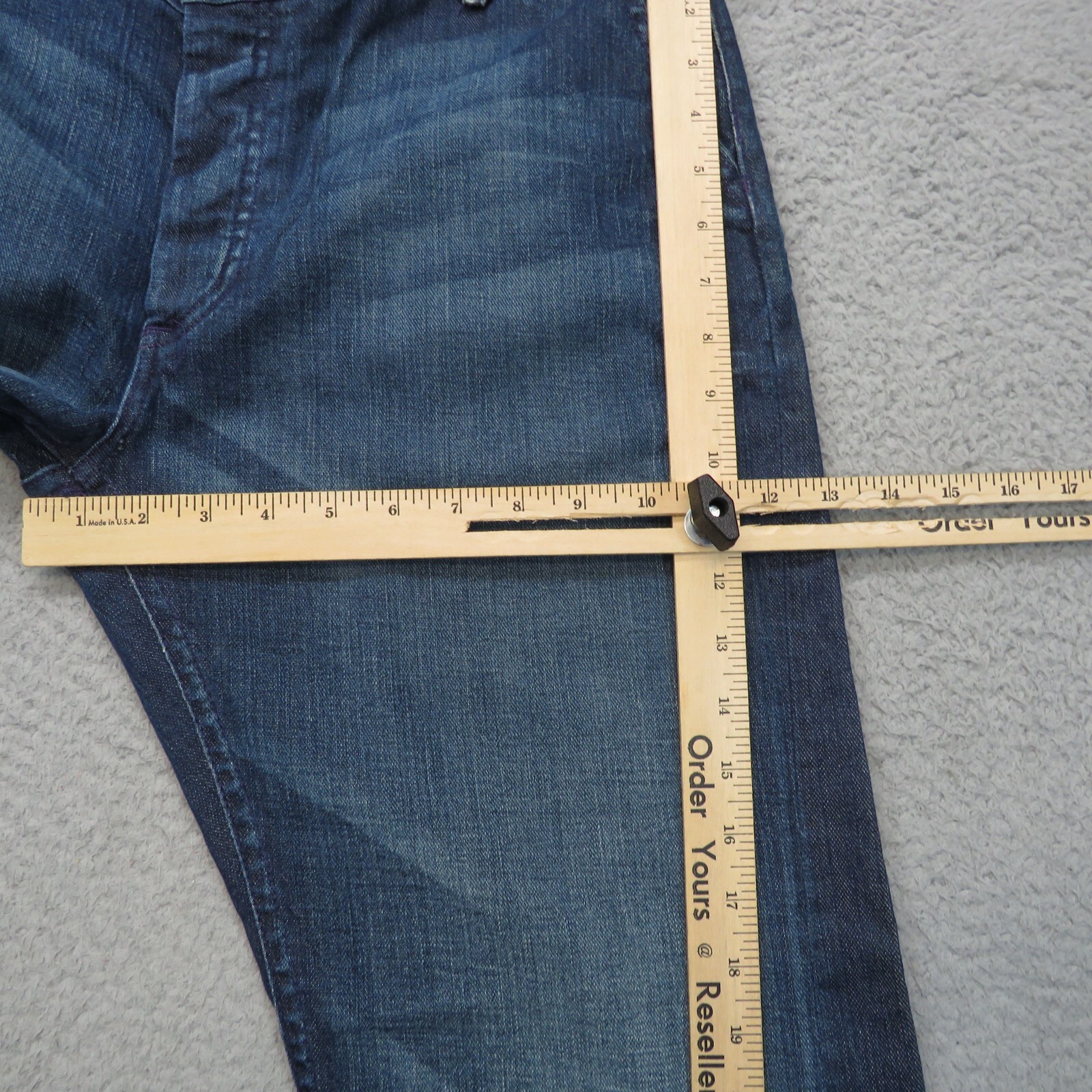 Rogan Jeans Mens 36 Bootcut Blue Made in USA Denim Fa… - Gem