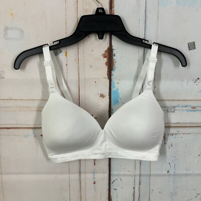 Warner's Bra Cloud 9 Super Soft Wireless Lightly Lined Lt.Pink/White ...