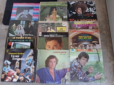 Lot Of 14 Vinyl LPs - VICENTE FERNANDEZ, JAVIER SOLIS, LOS SAYLORS ...