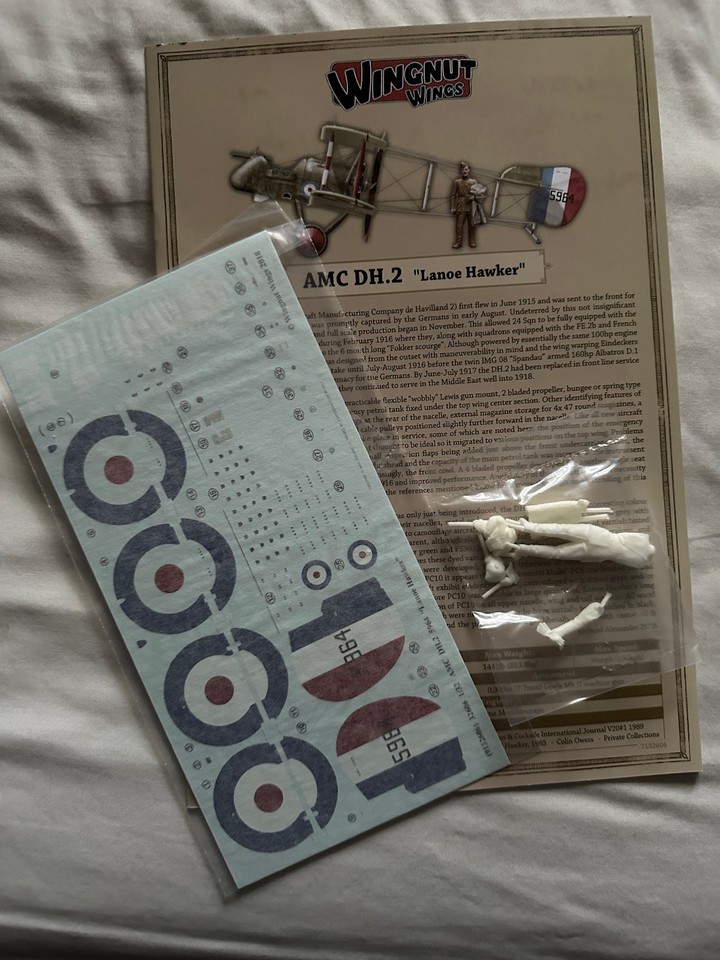 AMC DH.2 "Lanoe Hawker"- 1/32 - Wingnut Wings - WNW - Model Kit | eBay UK