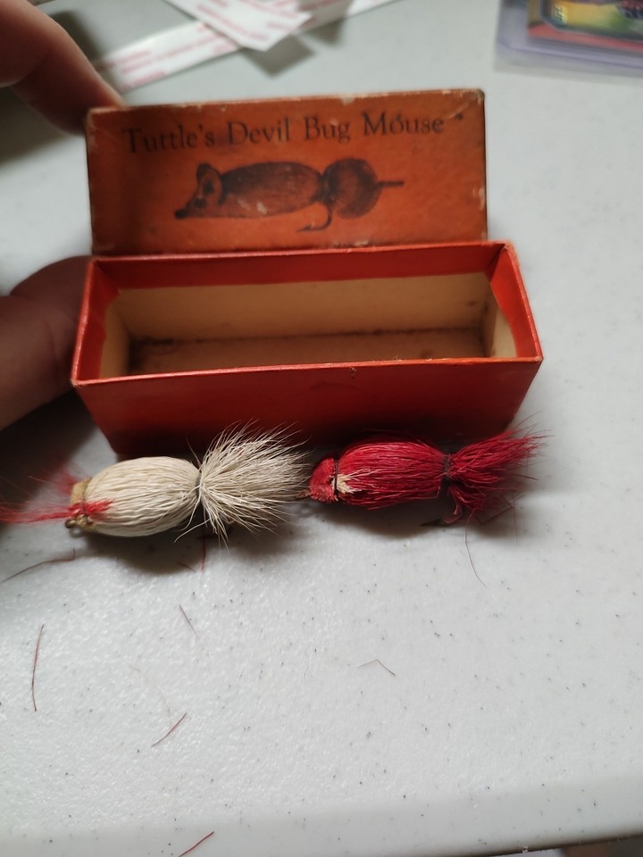 Antique Fishing Lures...Turtle's Devil Bug Mouse | eBay