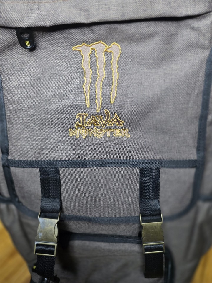 Monster Energy Drink Java Insulated Cooler Backpack Brown | eBay
