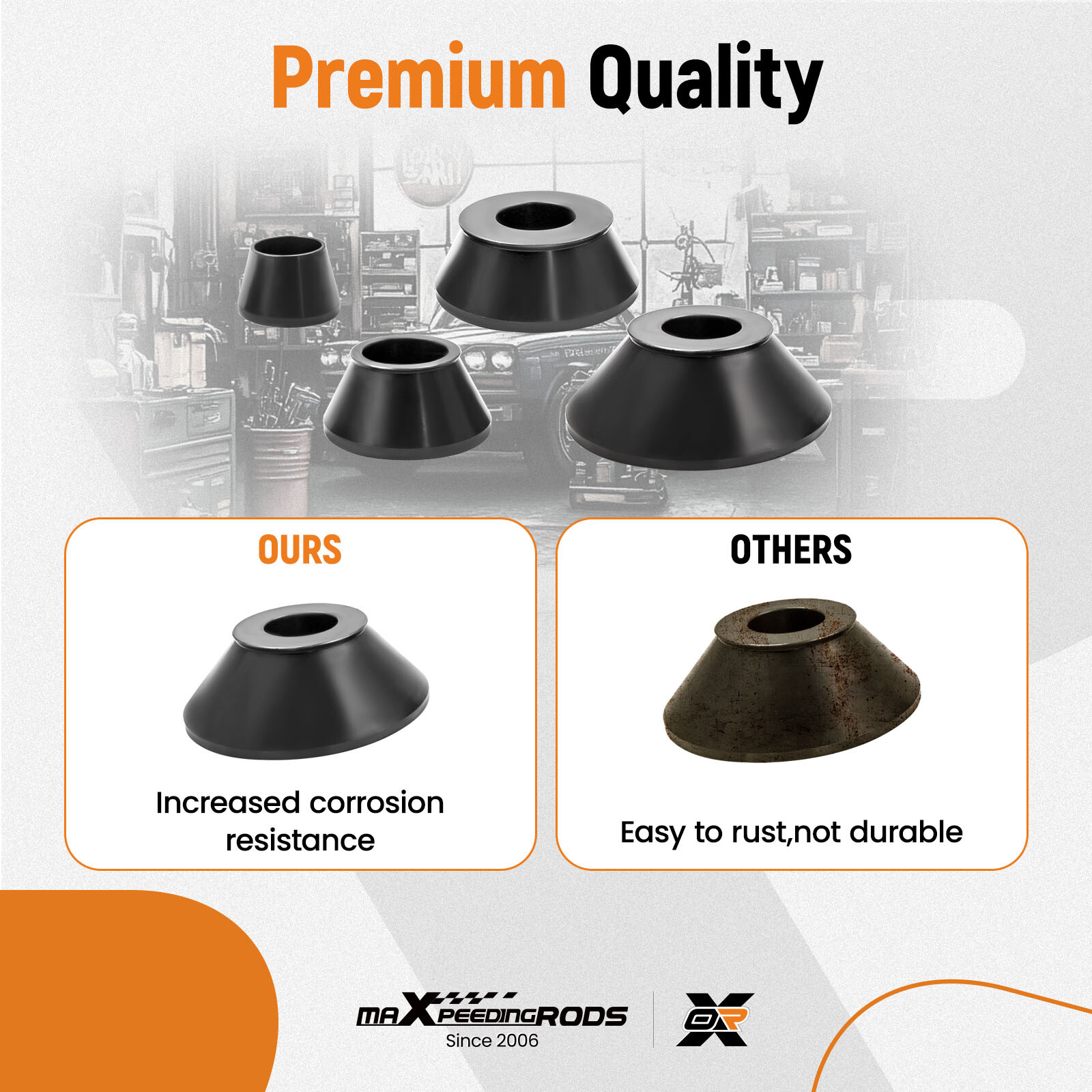 4PC Tire Balancer Cones Set Wheel Balancer For Standard 40mm Shaft ...