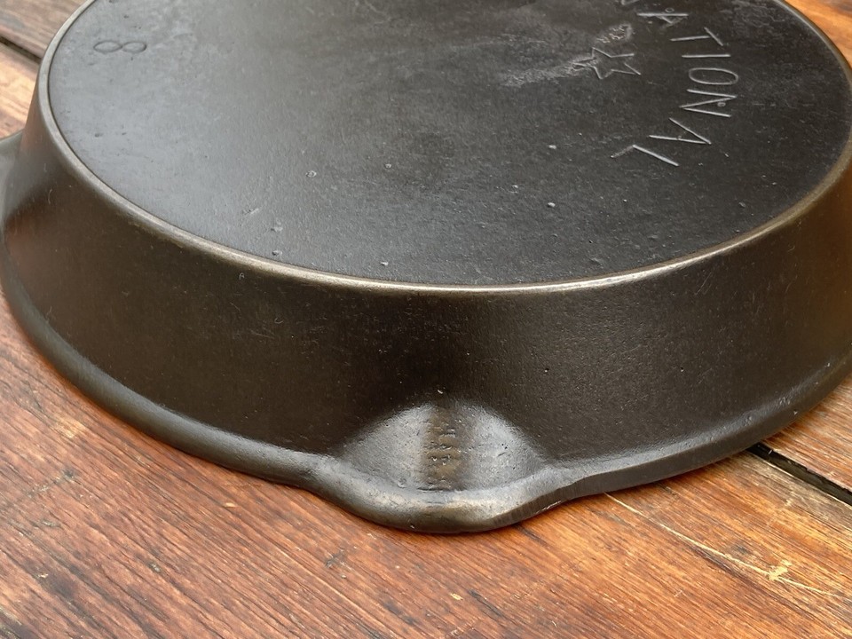 National Cast Iron #8 Skillet with Star Maker’s Mark | eBay