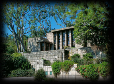 Frank Lloyd Wright, Storer House, California concrete block home ...