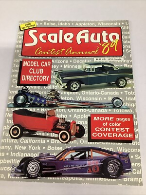 Scale Auto Contest Annual Model Cars Model Shows Model Trucks 1989 | eBay