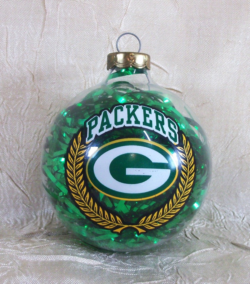 Green Bay Packers Vintage Christmas Holiday Ornament Topperscot Brand ...