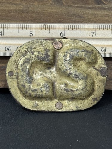 Antique Civil War Confederate CS Brass Belt Buckle – Dug Relic Style ...