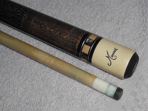 MEUCCI 58" 19 OZ. 2 PIECE POOL CUE. CHECKERED INLAYS. PRE OWNED | eBay