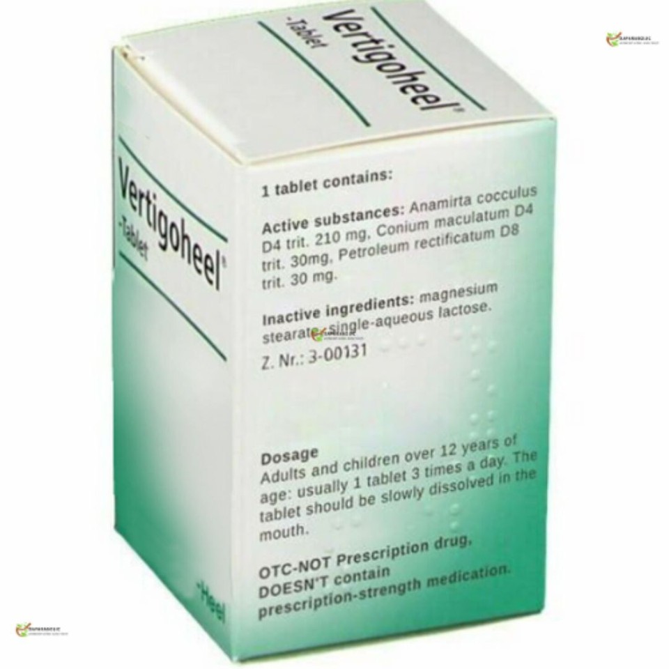 Vertigoheel HEEL 50 tab vertigo , dizziness , tinnitus , motion 1/3/5 ...