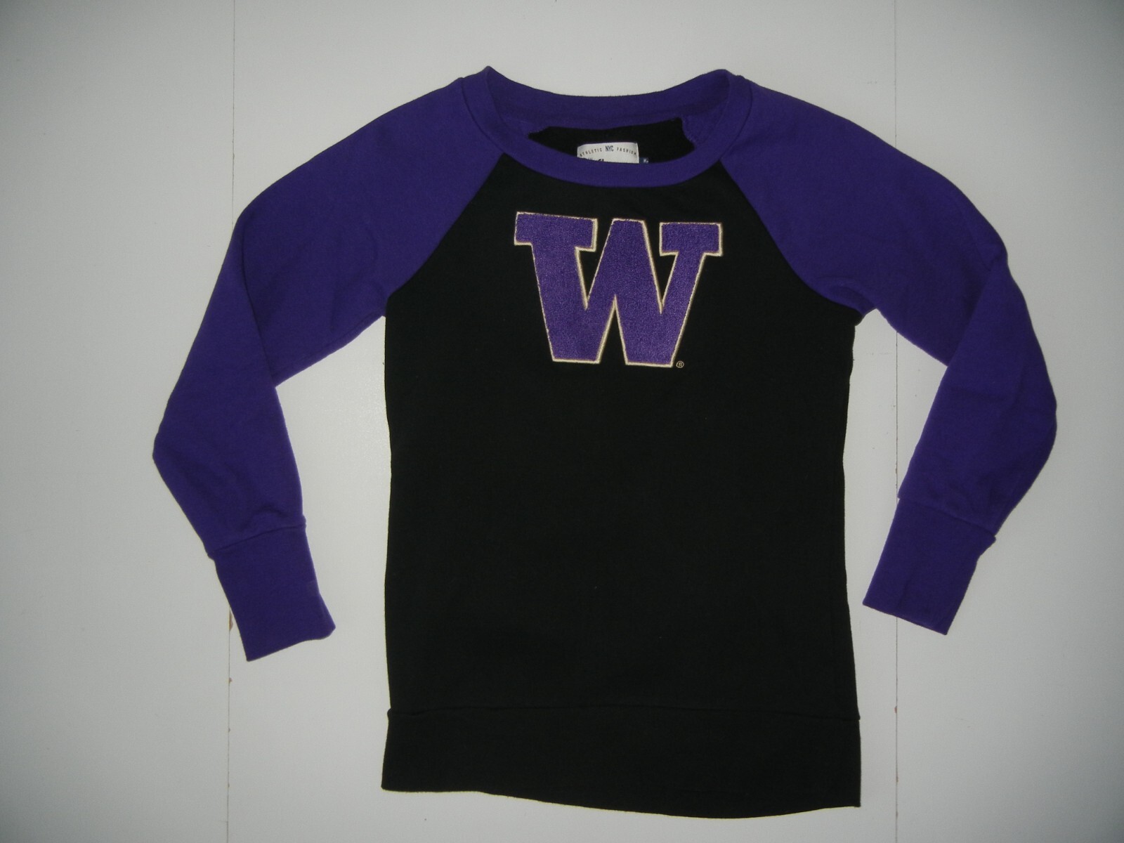 WASHINGTON HUSKIES UW Football COLLEGE SWEATSHIRT Gym Crew Neck Lady ...