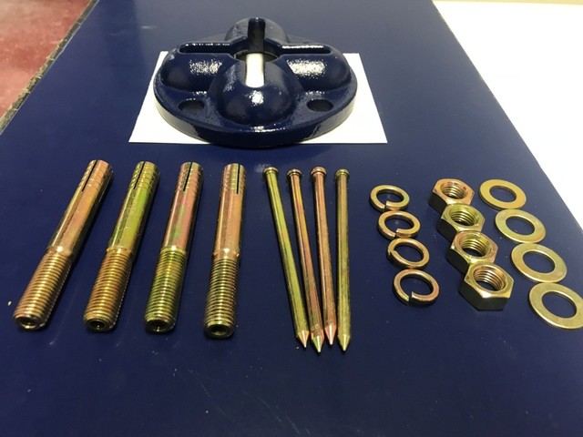 Auto Body Floor System 2 Anchor Pots Combo With 4 Slots Bolts for sale ...