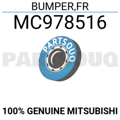 MC978516 Genuine Mitsubishi BUMPER,FR | eBay