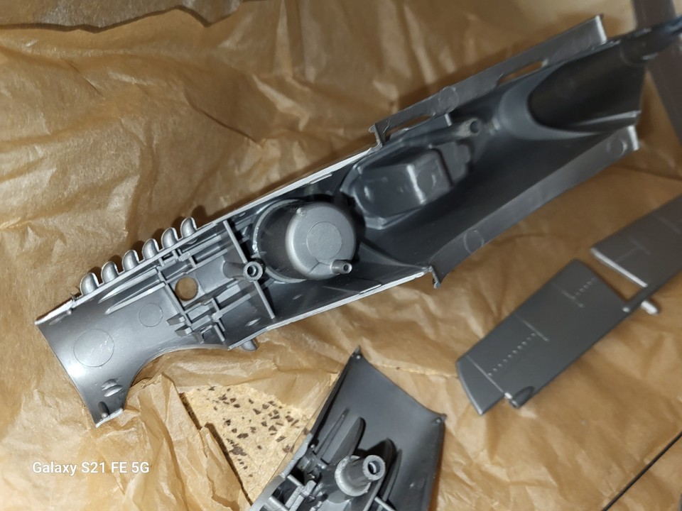 New Old Stock Cox P-51 Combat Mustang Silver Tether Plane Parts ...