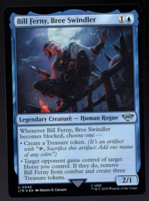 Bill Ferny, Bree Swindler 0042 Uncommon Foil Lord of the Rings MTG Near ...