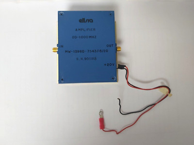 ELISRA MW-13980-7543/15/20 20-1000 MHZ Amplifier | eBay