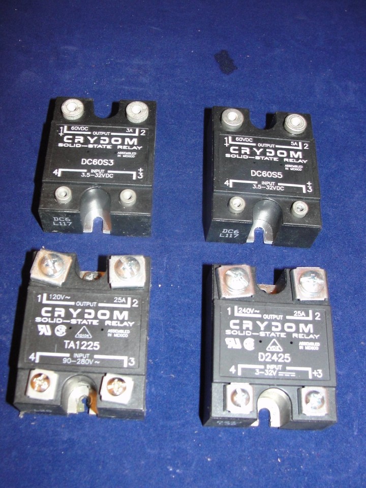 Crydom Solid State Relays TA1225 & DC60S3 & DC60S5 & D2425 Lot of 4 | eBay