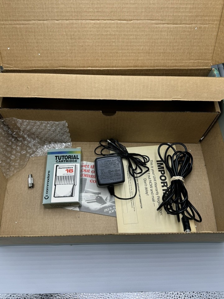Vintage Commodore 16 Computer w/ Box Tested | eBay