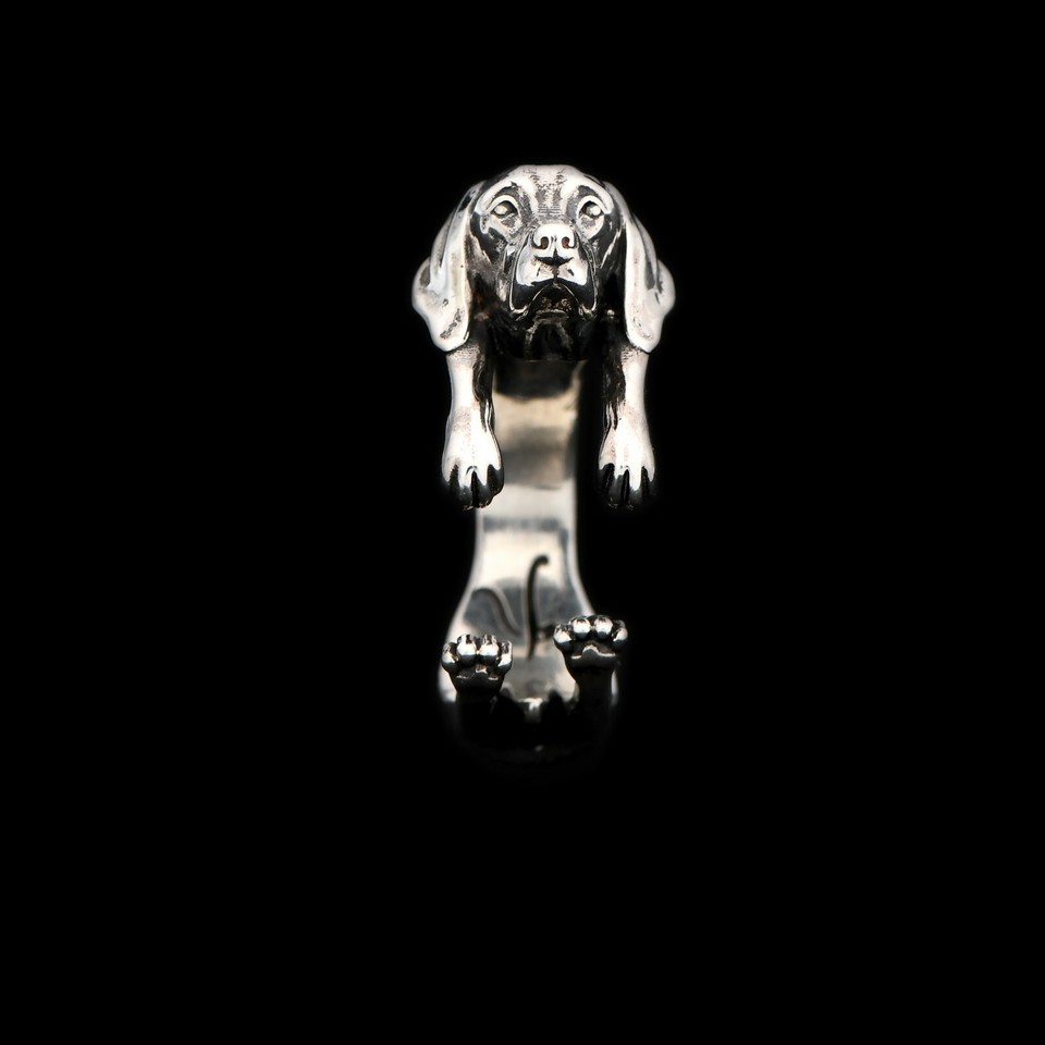 German Shorthaired Pointer Dog Ring, GSP Ring, Sterling Silver Rings ...