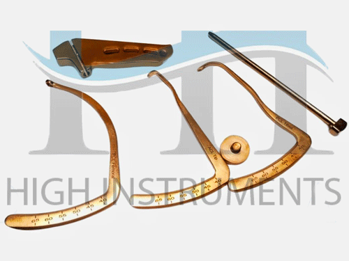 ACL PCL Drill Guide Knee Arthroscopy Surgical Instruments Gold 4 PCS ...