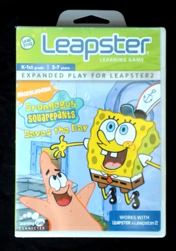 SpongeBob Squarepants Saves the Day (Leapster 2, 2007) NEW 708431304208 ...