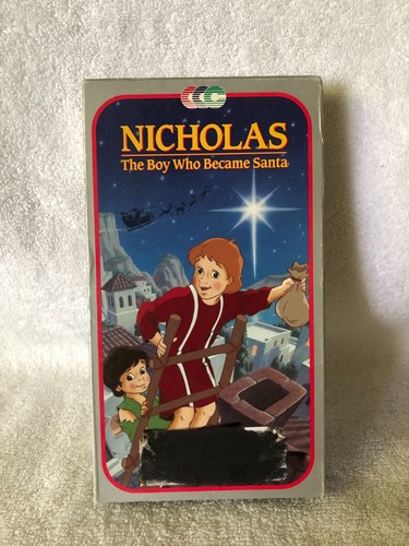 VHS 1990 NICHOLAS The Boy Who Became Santa holiday Christmas animated ...
