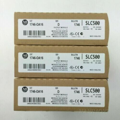 New Factory Sealed 1746-OA16 Allen-Bradley SER D SLC 500 Output Module ...
