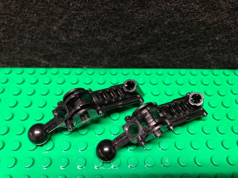 BIONICLE Lego Brand Ball Joint 5x7 Arm dual axle hole x240 32476 Black ...