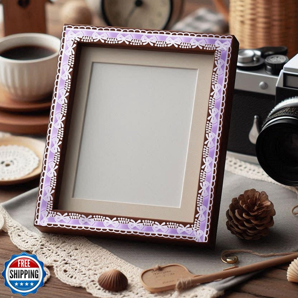 Winsyison 2 Yards Bow Lace Trim Ribbon, Vintage Lace Ribbon Roll for ...