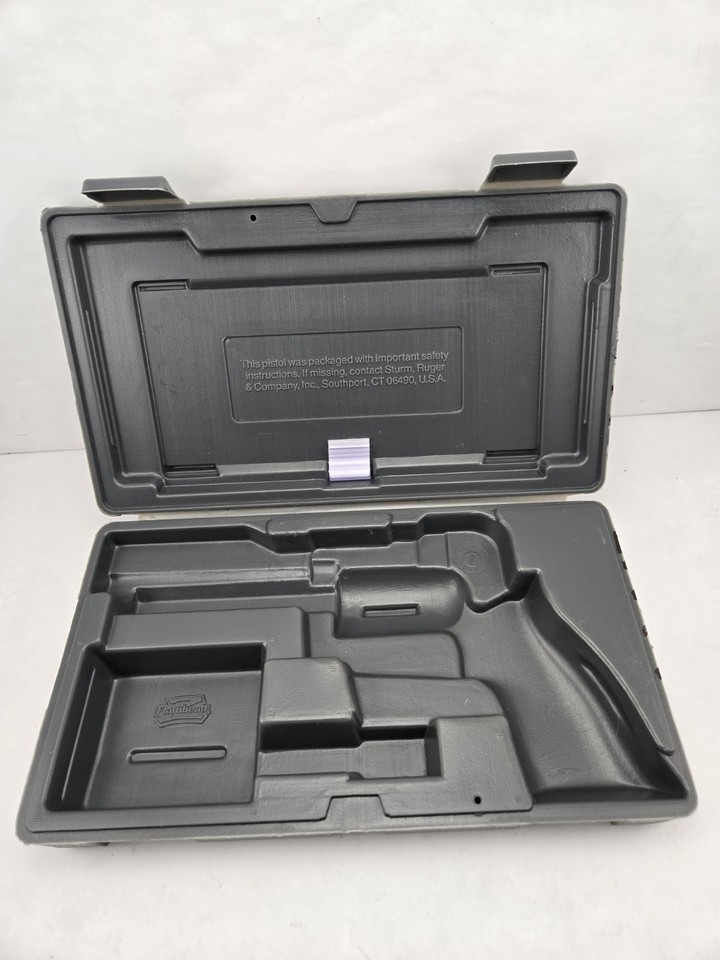 Used Oem Ruger GP100 GP 100 Revolver Factory Pistol Box Hard Case Gray ...