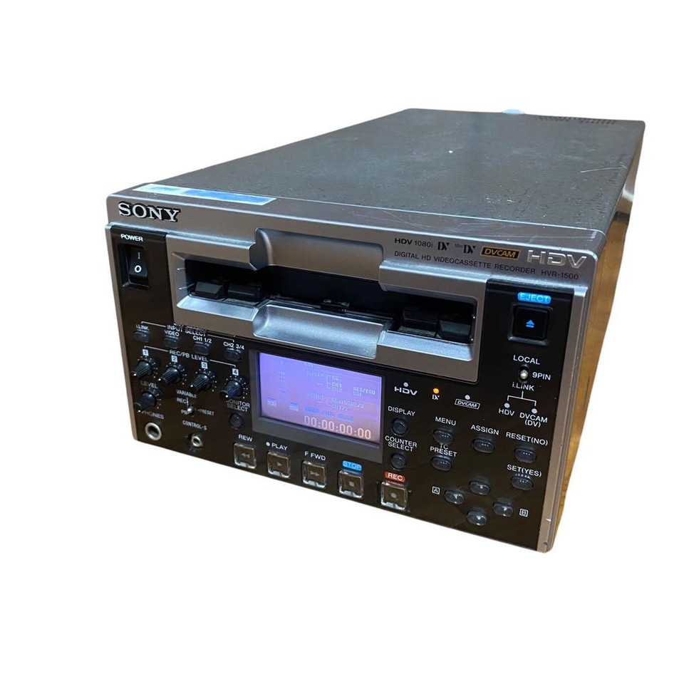 Sony HVR-1500A HDV/DVCAM 1080i, DIGITAL HD VIDEO CASSETTE RECORDER | eBay