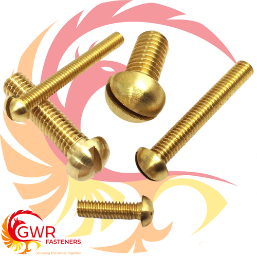 0BA 2BA 3BA 4BA 5BA 6BA 8BA 9BA 10BA Brass Round Head Screws - Slotted ...