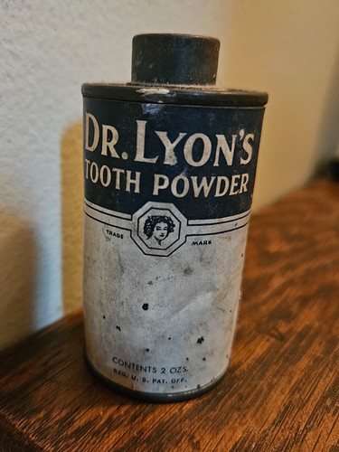 Vintage Dr. Lyons Tooth Powder- Old And Original!! 2oz Size Vintage ...