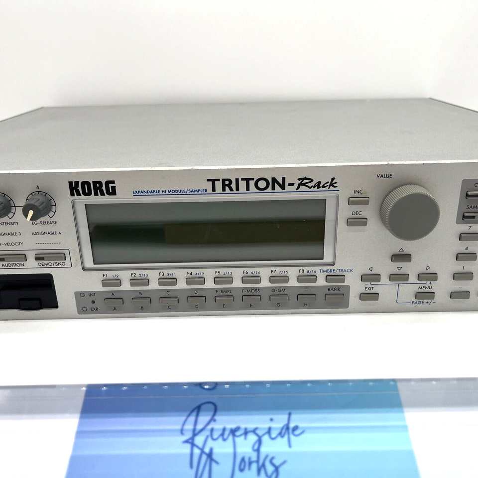 KORG TRITON RACK Sound Module Synth Synthesizer Sampler Used Tested ...