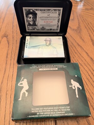 1992 Upper Deck MLB Limited Edition Team MVP Holographic Card Set | eBay