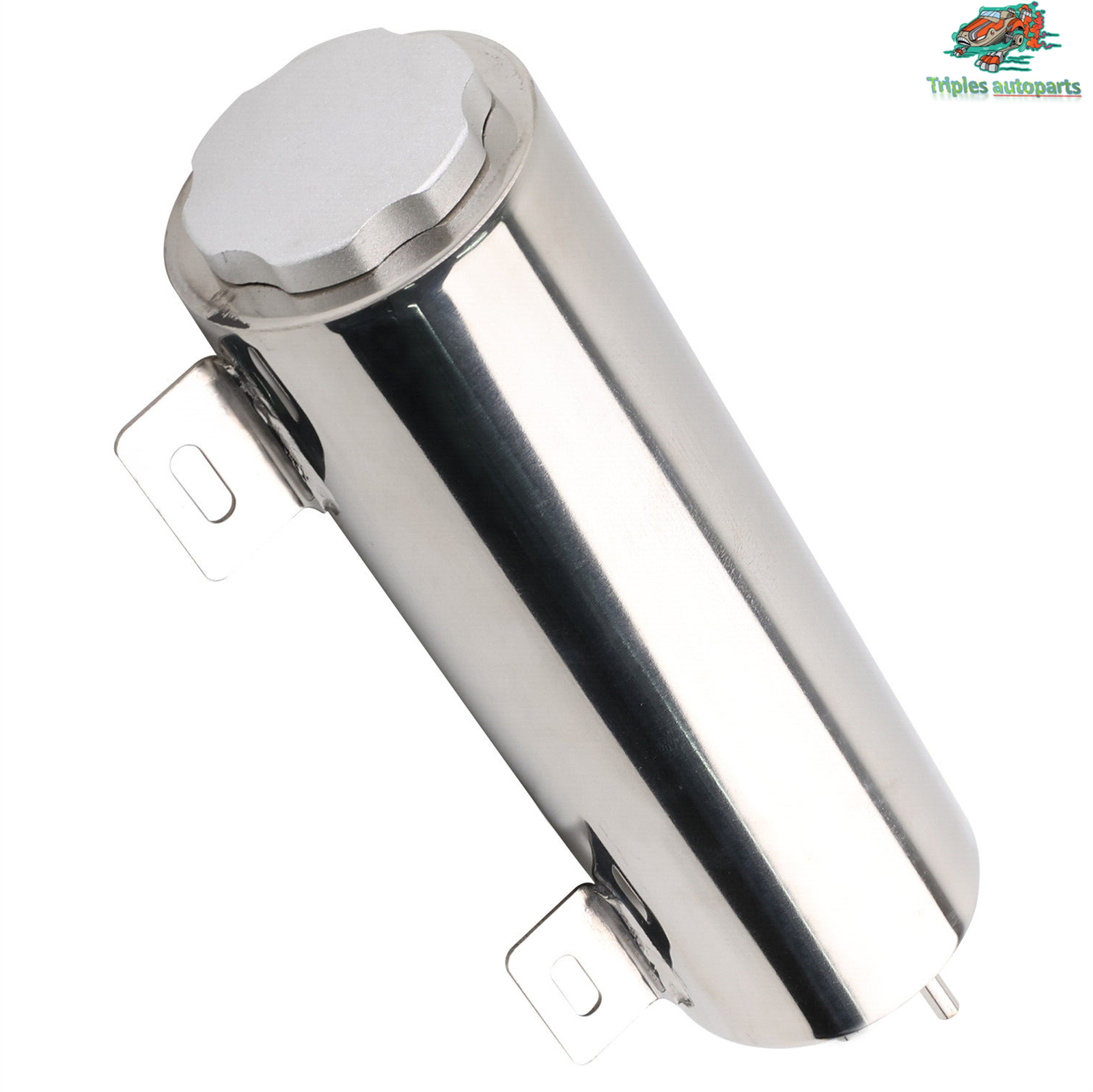 New Radiator Coolant Overflow Catch Puke Tank 3"x9" 32OZ Silver ...