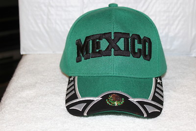 MEXICO MEXICAN MEXICANO CHICANO BASEBALL CAP HAT ( GREEN ) | eBay