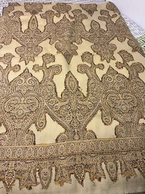 Pottery Barn- Gold Tone - Table Cloth Or Table Scarf - 40 X 62 | eBay