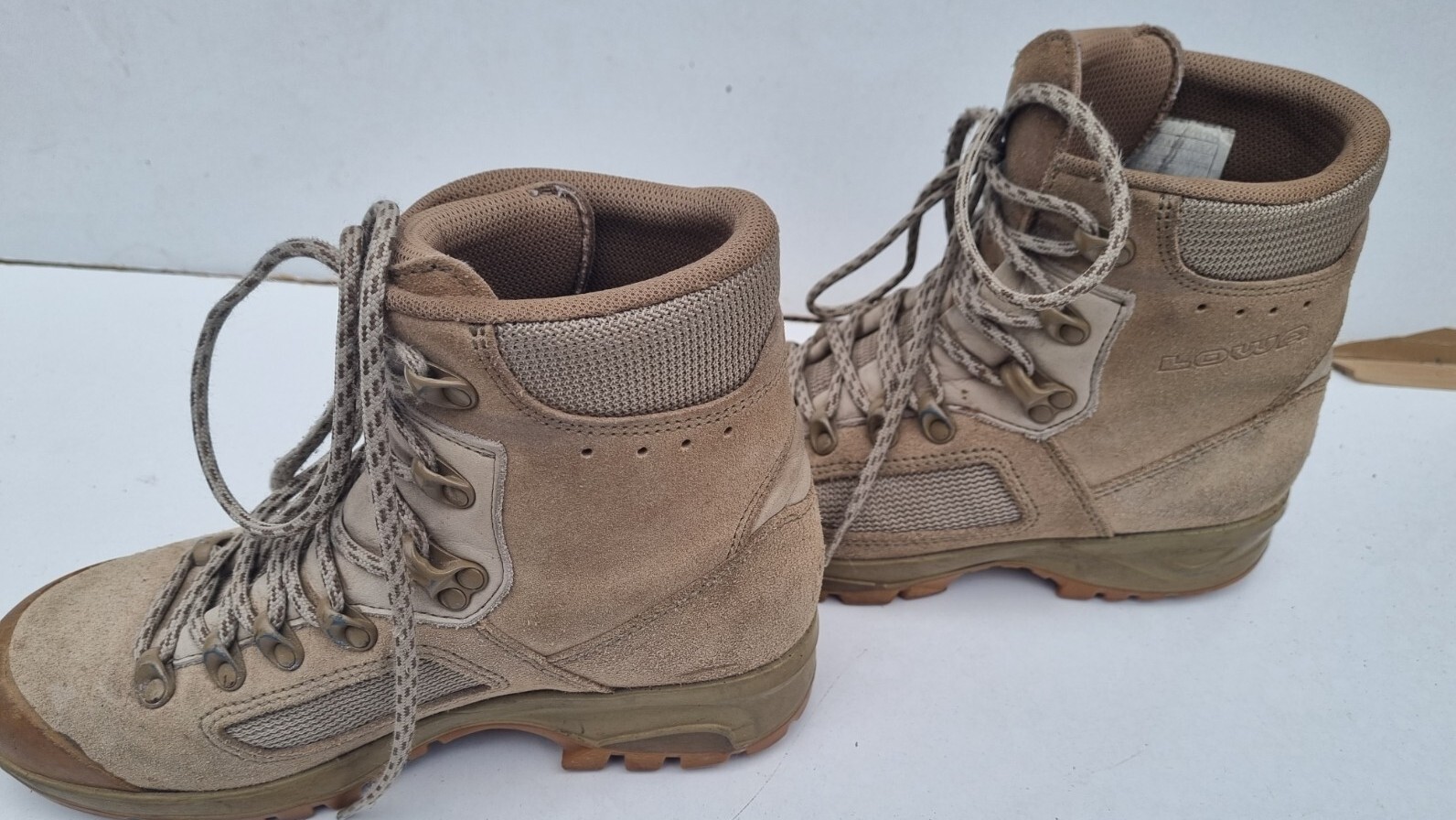 LOWA ELITE BRITISH ARMY MILITARY DESERT COMBAT MENS BOOTS SIZE 5.5 | eBay