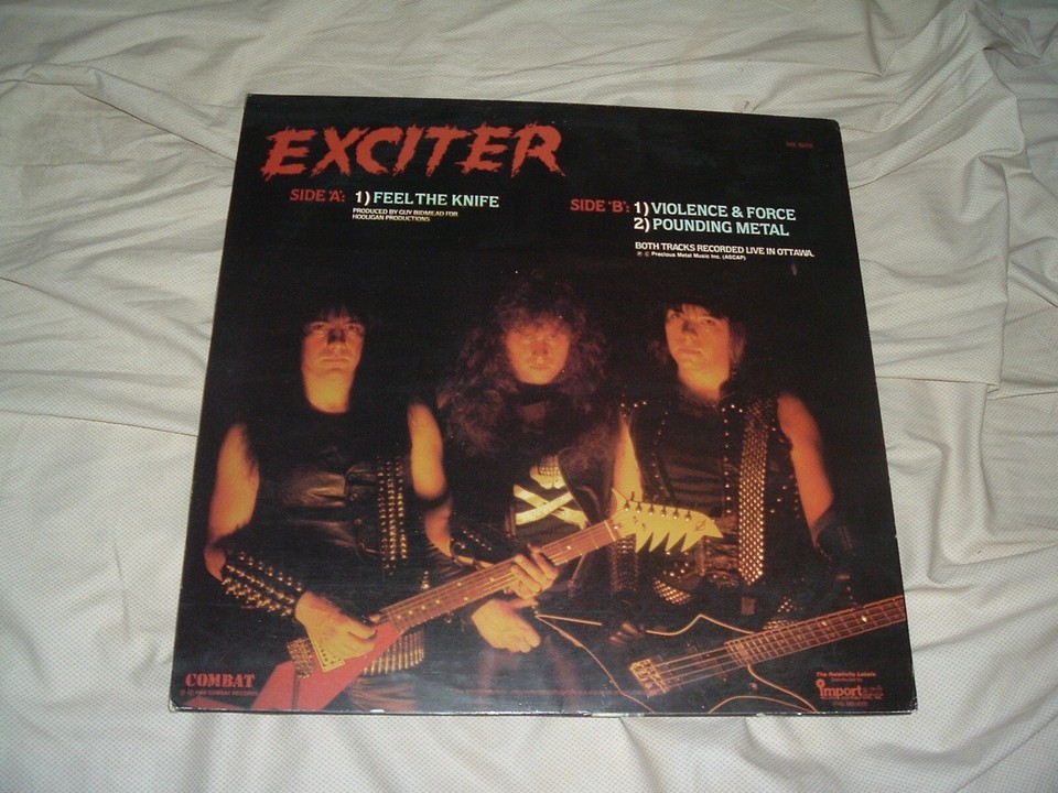 EXCITER Feel The Knife '82 ORIGINAL US 1st GREEN label press MINT- | eBay