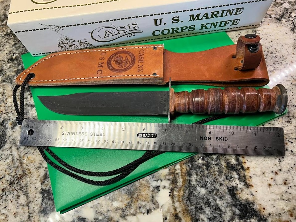 Case XX USA USMC Marine Corps Combat Survival Hunting Knife limited ...