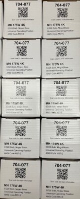 10 Pieces ESPEN 704-077 MH175/U/ED28/4K/E39 4000K ED28 Mogul Base M57 ...